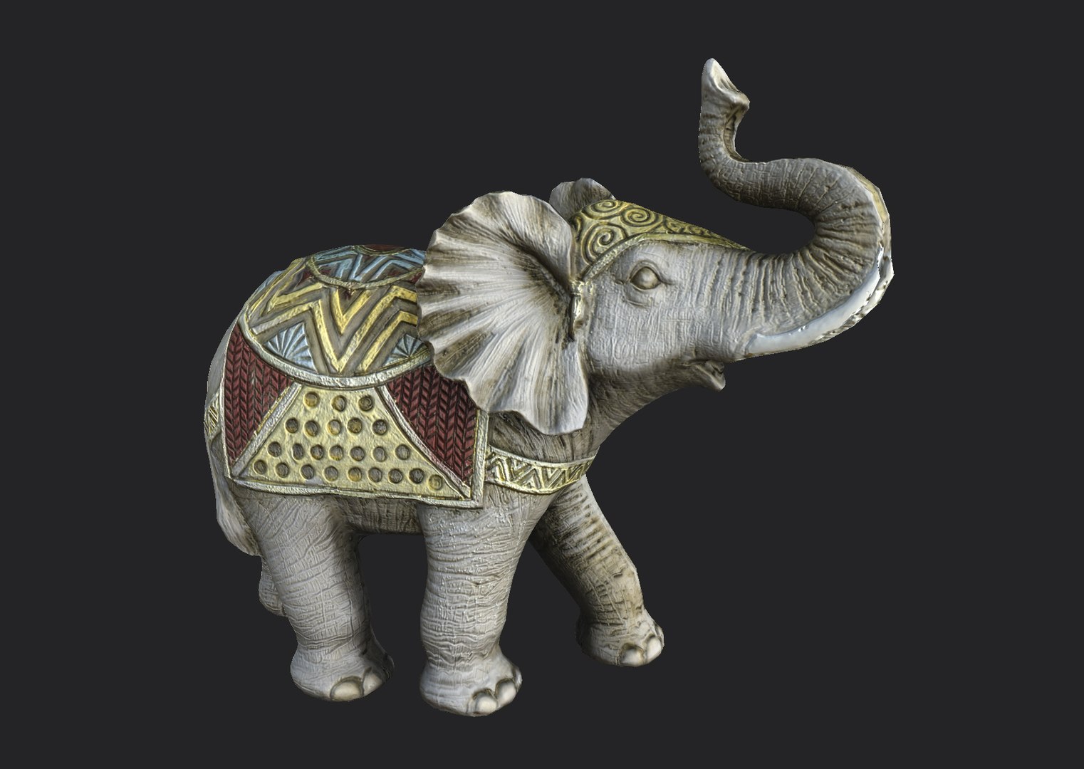 3D Decorative Elephant - TurboSquid 1863734