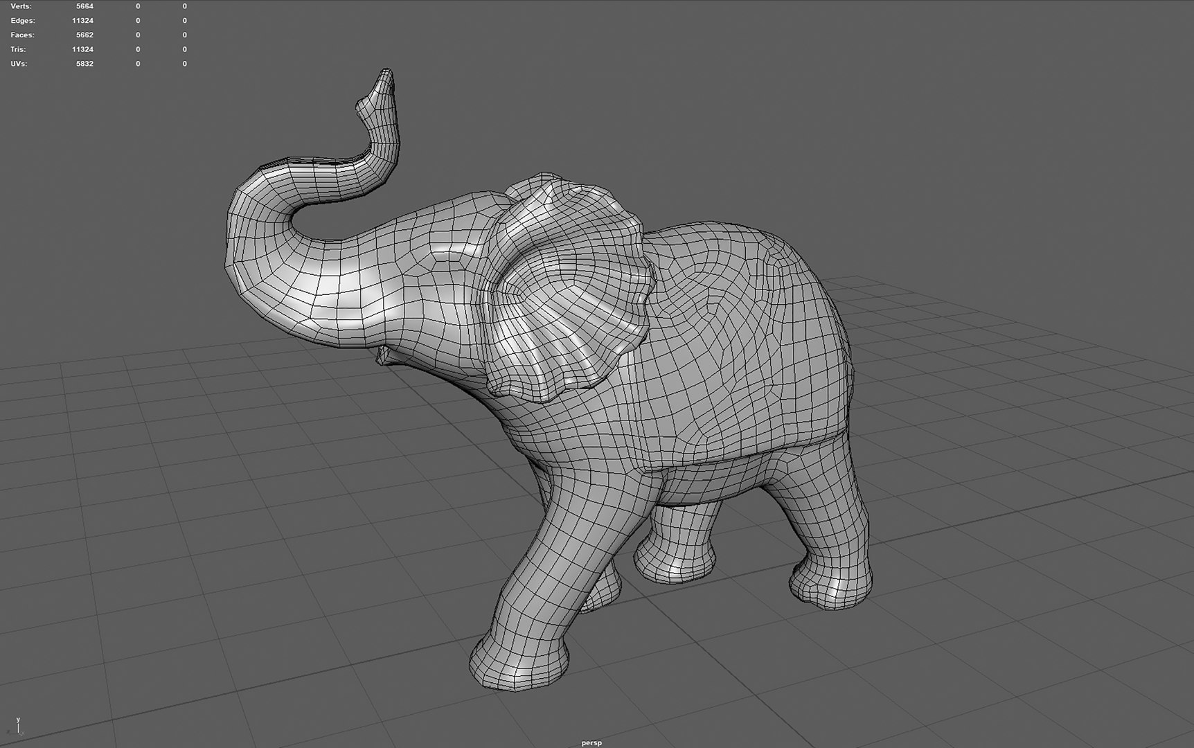3D Decorative Elephant - TurboSquid 1863734