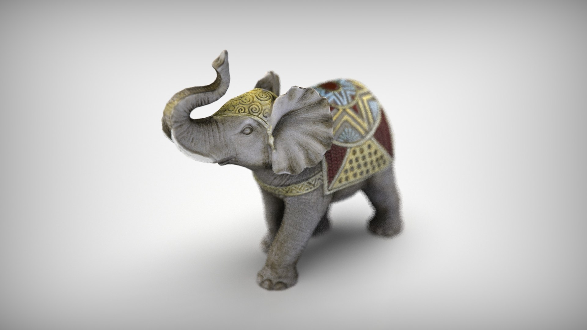 3D Decorative Elephant - TurboSquid 1863734