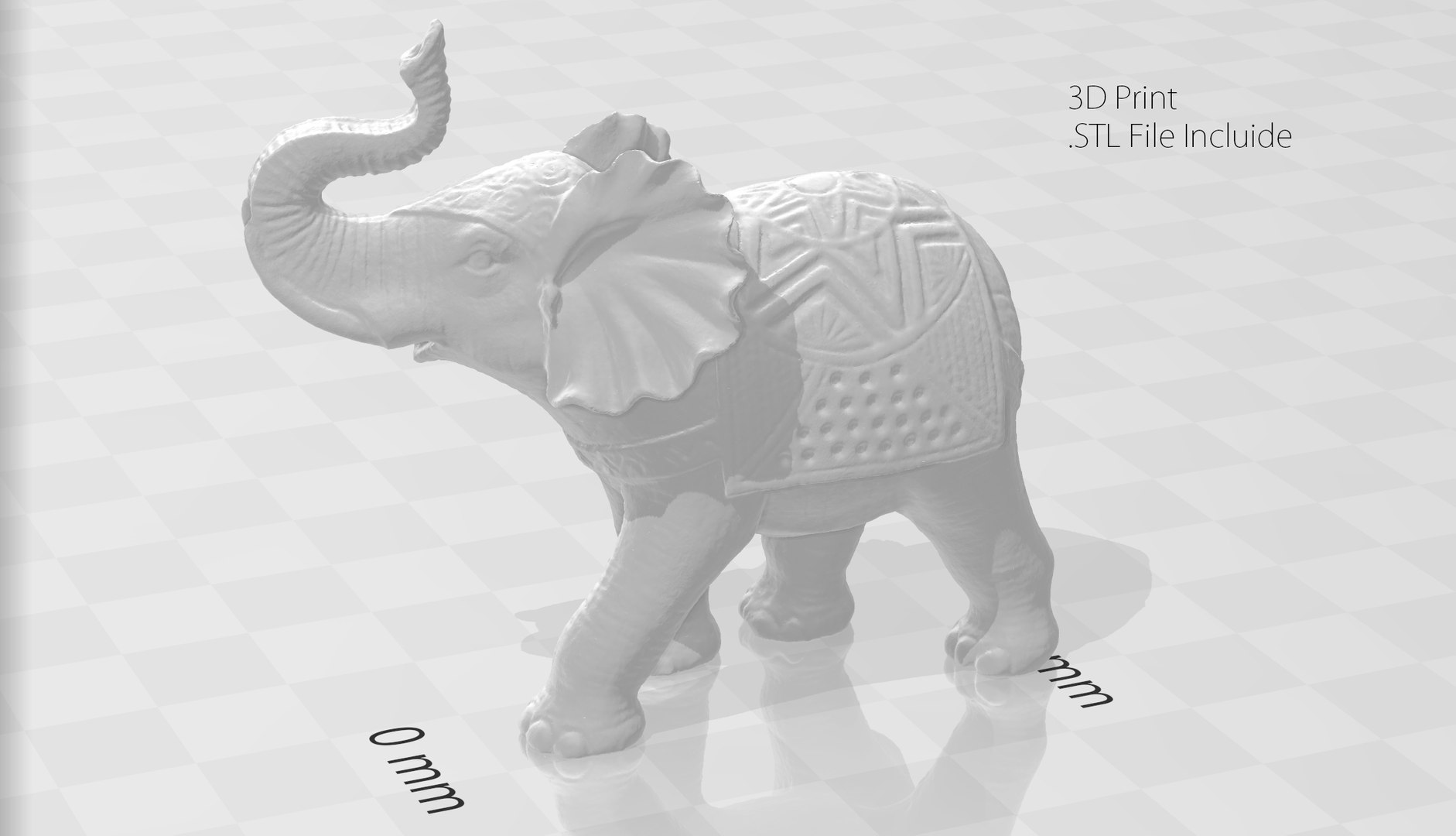3D Decorative Elephant - TurboSquid 1863734