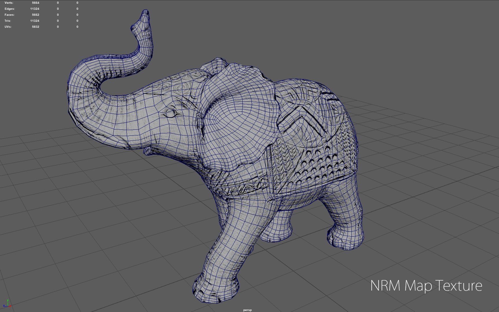 3D Decorative Elephant - TurboSquid 1863734