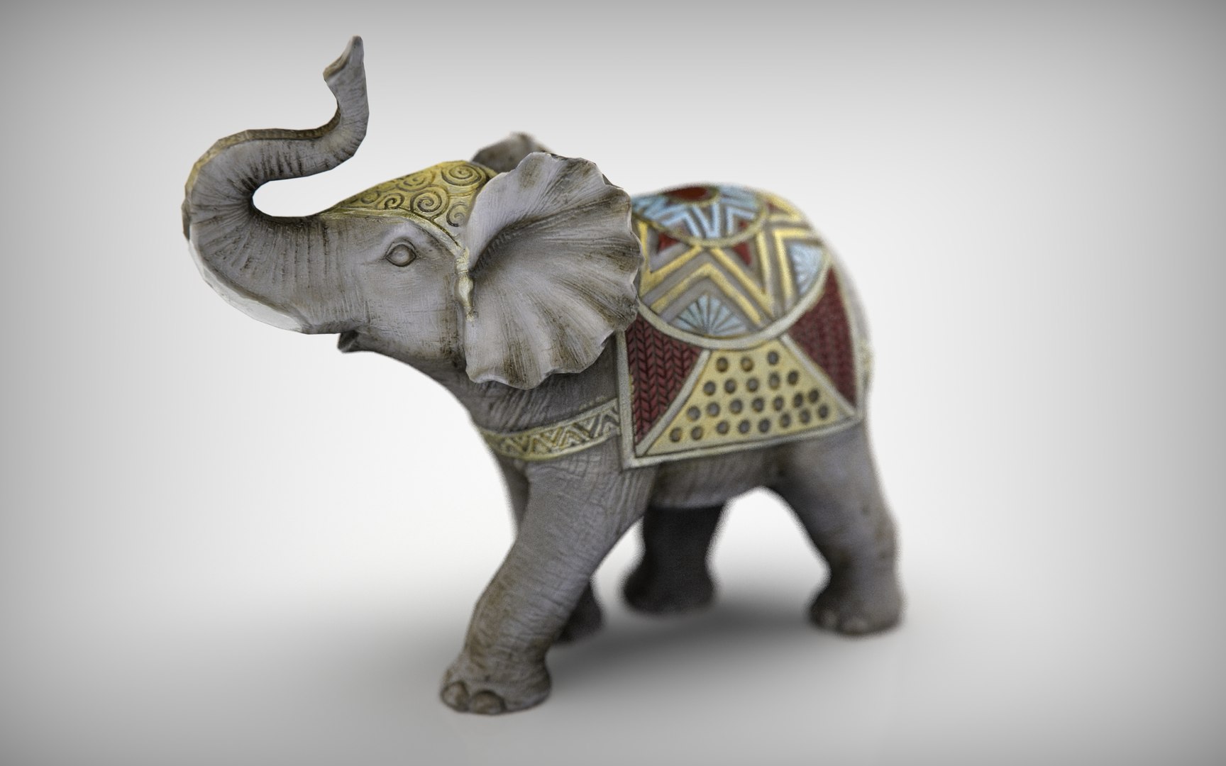 3D Decorative Elephant - TurboSquid 1863734