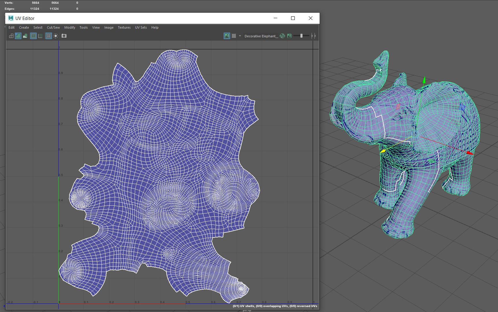 3D Decorative Elephant - TurboSquid 1863734