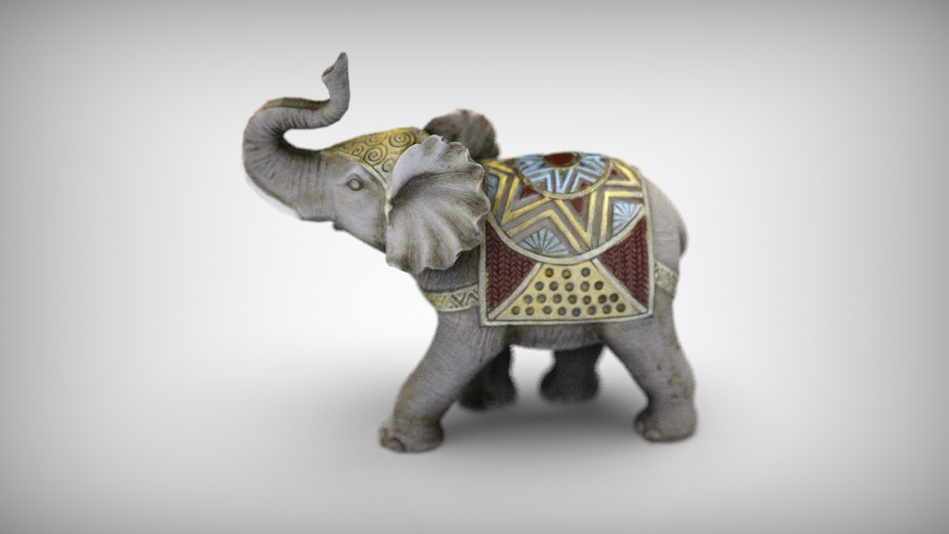 3D Decorative Elephant - TurboSquid 1863734