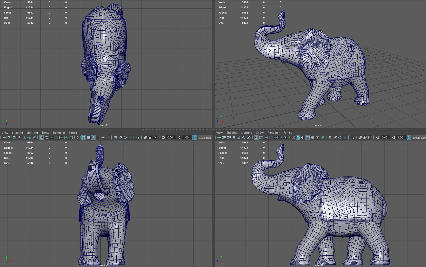 3D Decorative Elephant - TurboSquid 1863734