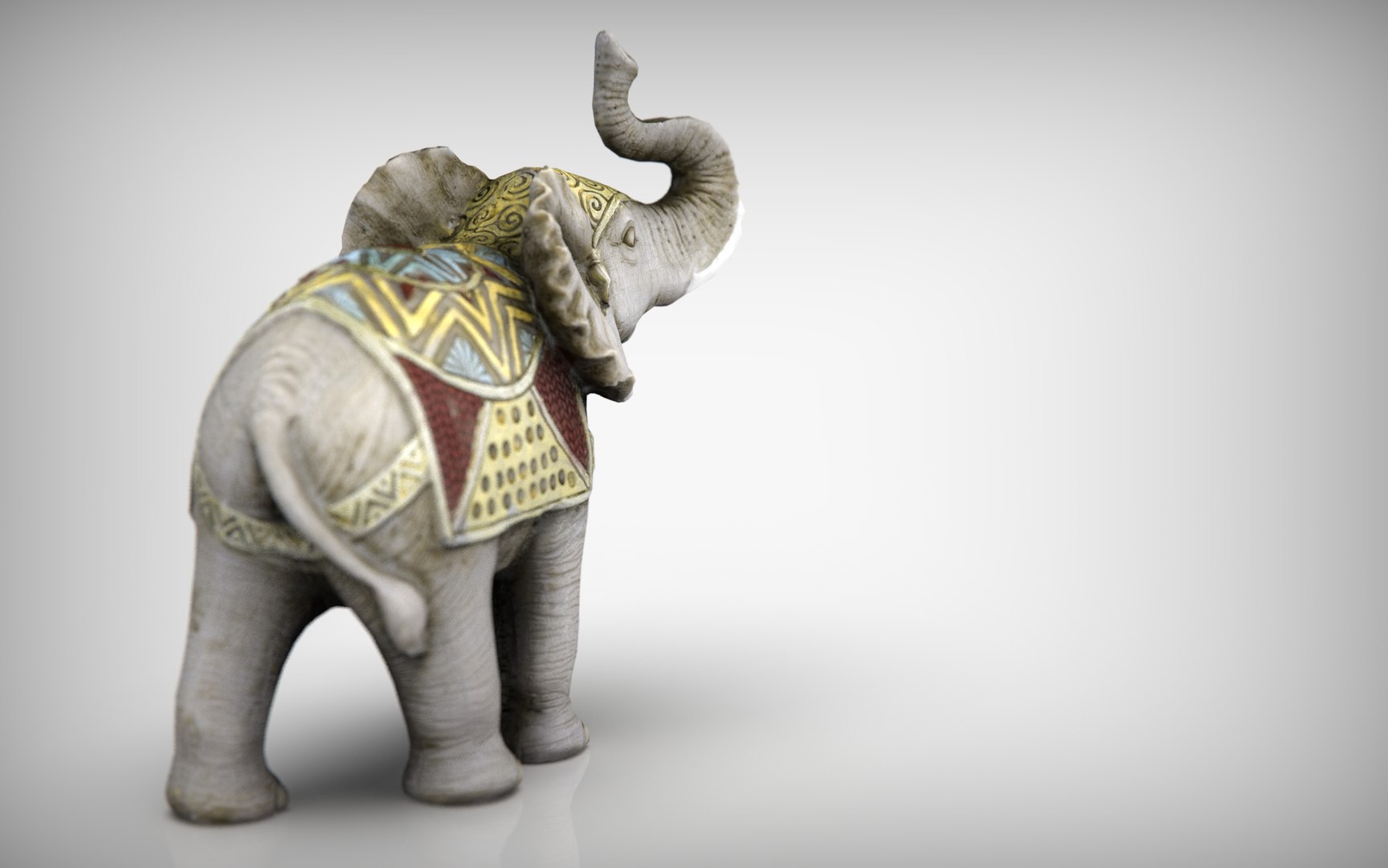 3D Decorative Elephant - TurboSquid 1863734