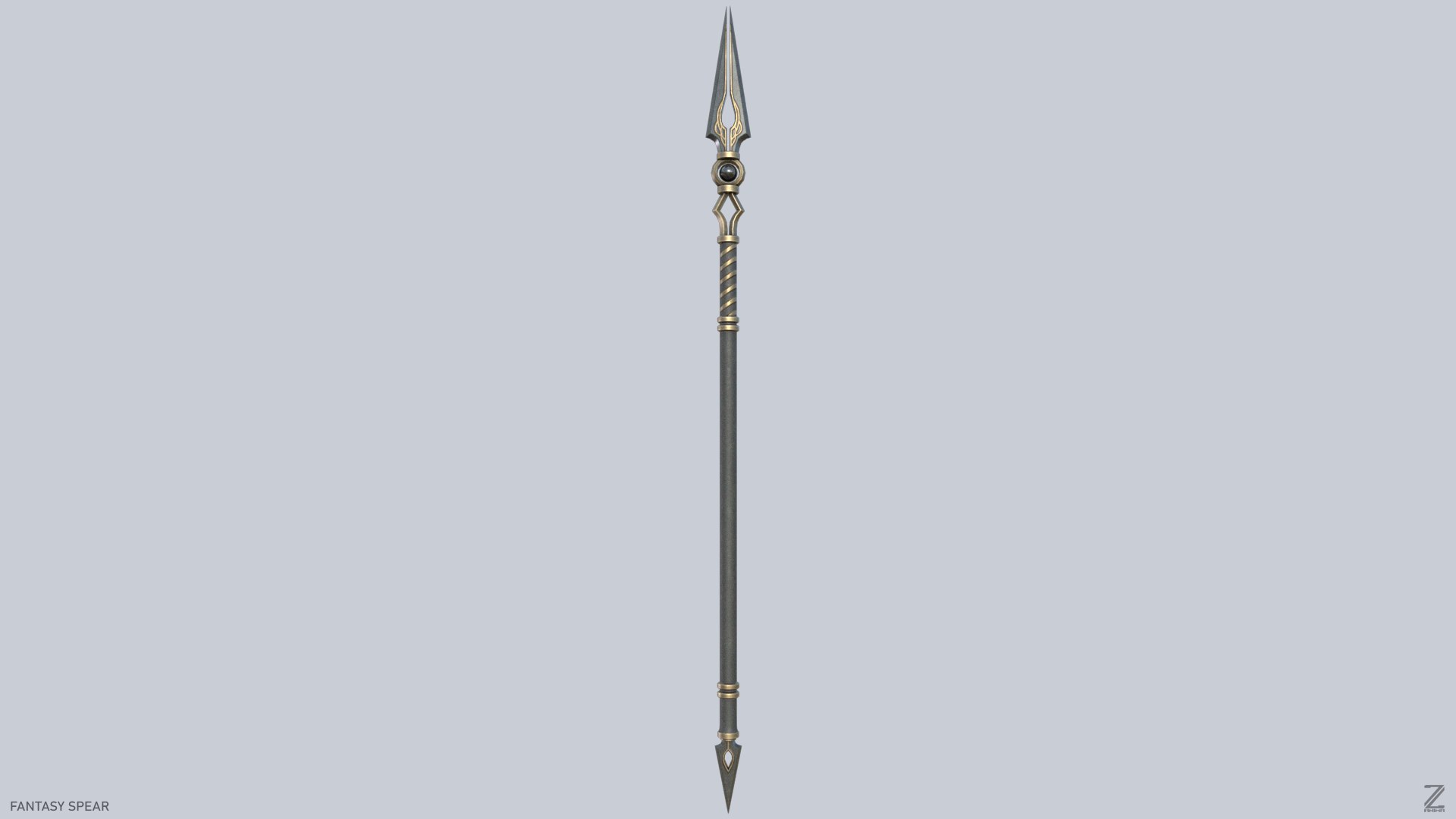 Fantasy Spear 3D Model - TurboSquid 2240825