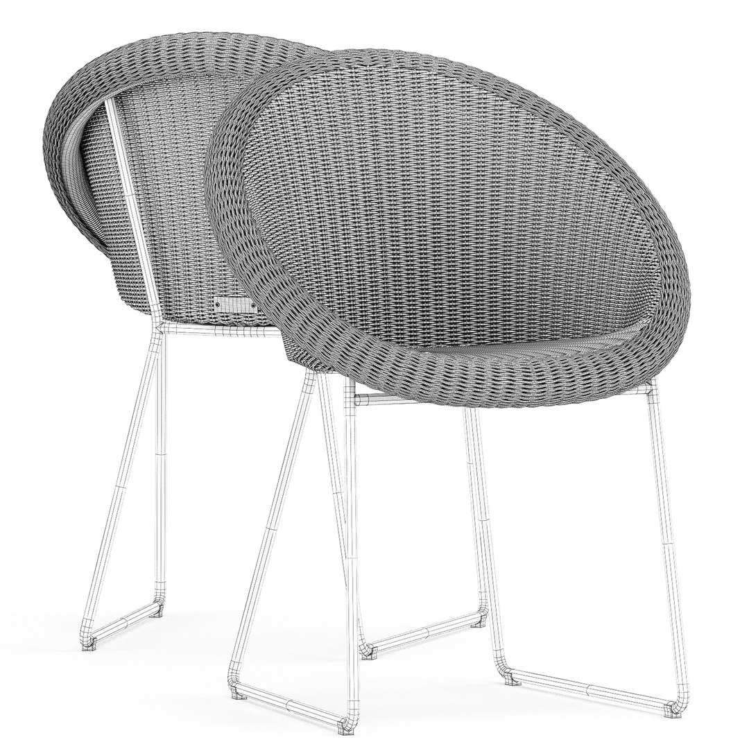 GiGi II Armchair 3D Model - TurboSquid 1765309