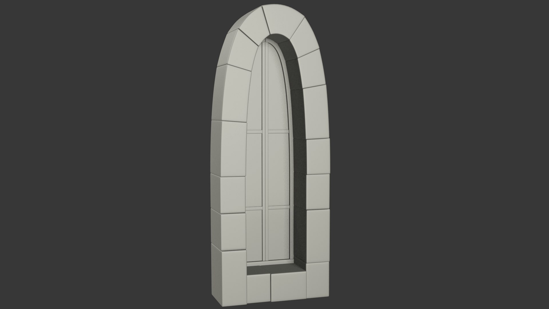 Stylized Old Castle Window 3D Model - TurboSquid 1668538