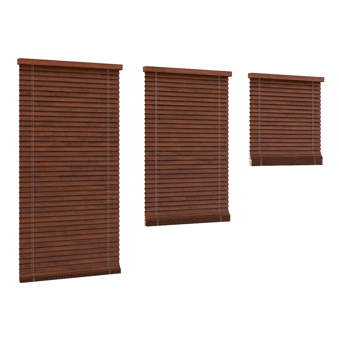 wooden shutters c4d