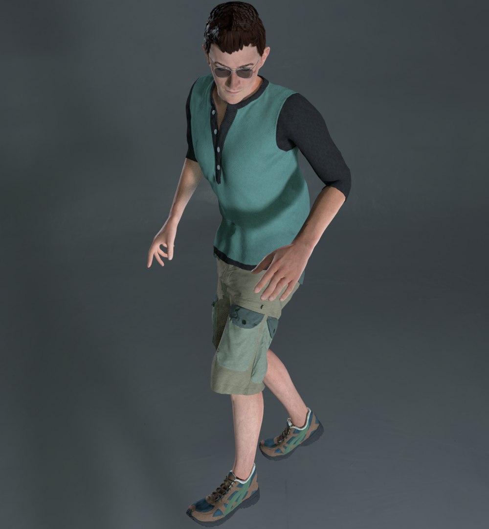 3D Model Rigged Male Character - TurboSquid 1590463