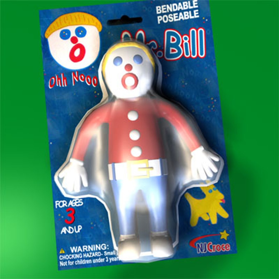 3d Model Mr Bill Rigged Character