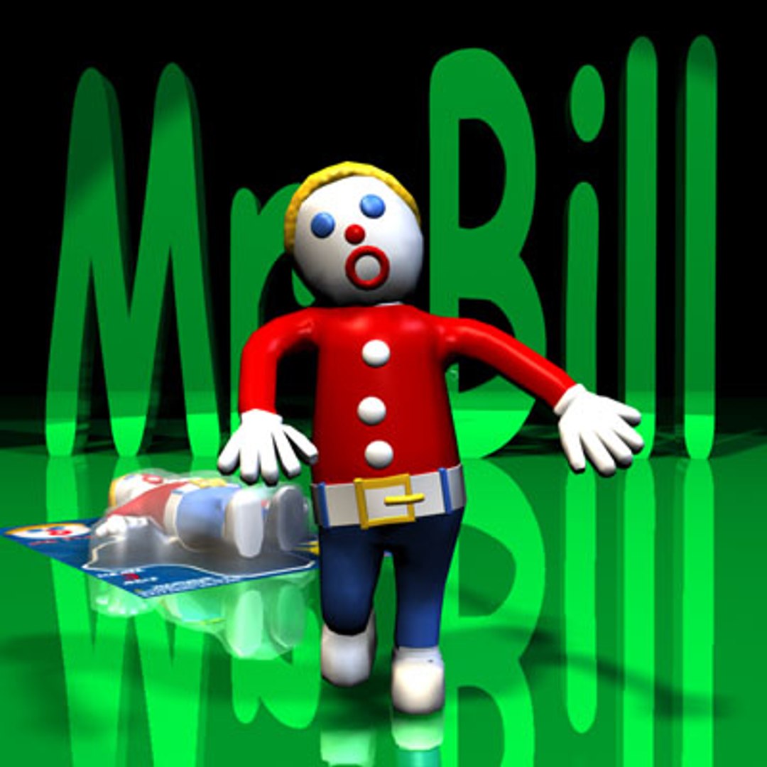 3d Model Mr Bill Rigged Character