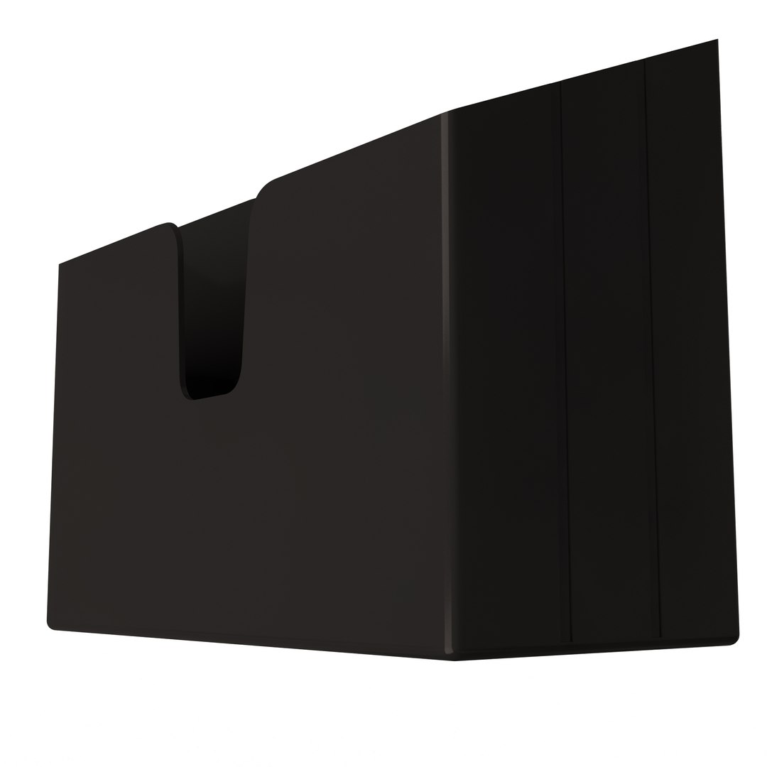 Horizontal Folder Organizer Black 02 3D Model - TurboSquid 1813341