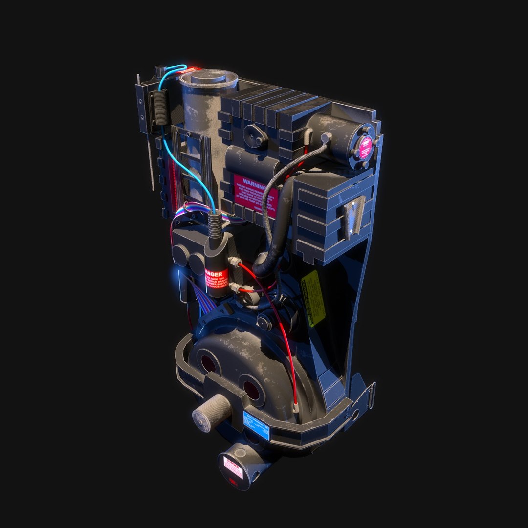 3D Proton Pack Ghostbusters - TurboSquid 1594576