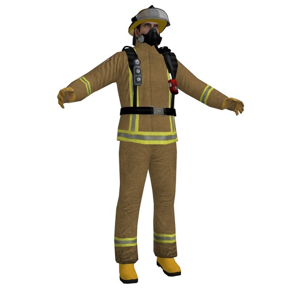 Firefighter OBJ Models for Download | TurboSquid