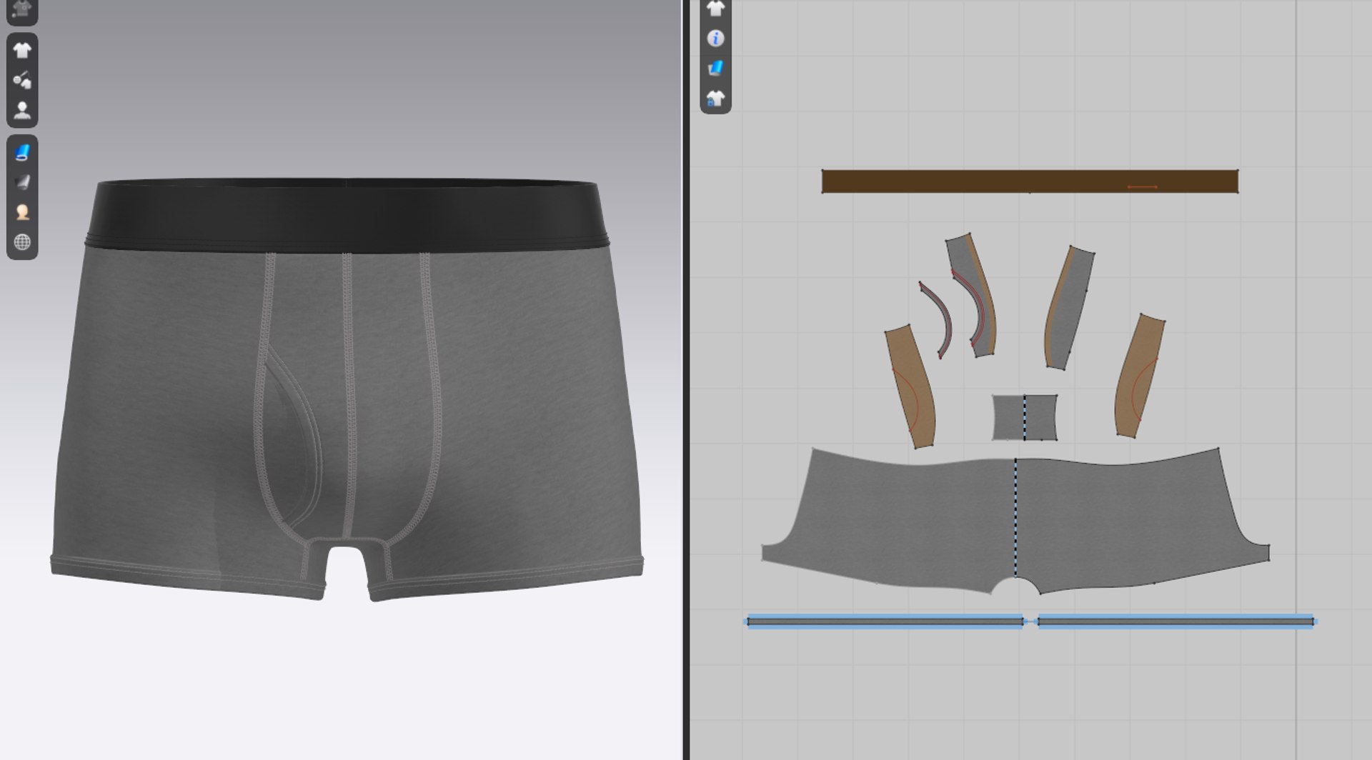 Mens Boxer Brief With Pouch 3D Model Model - TurboSquid 2236417