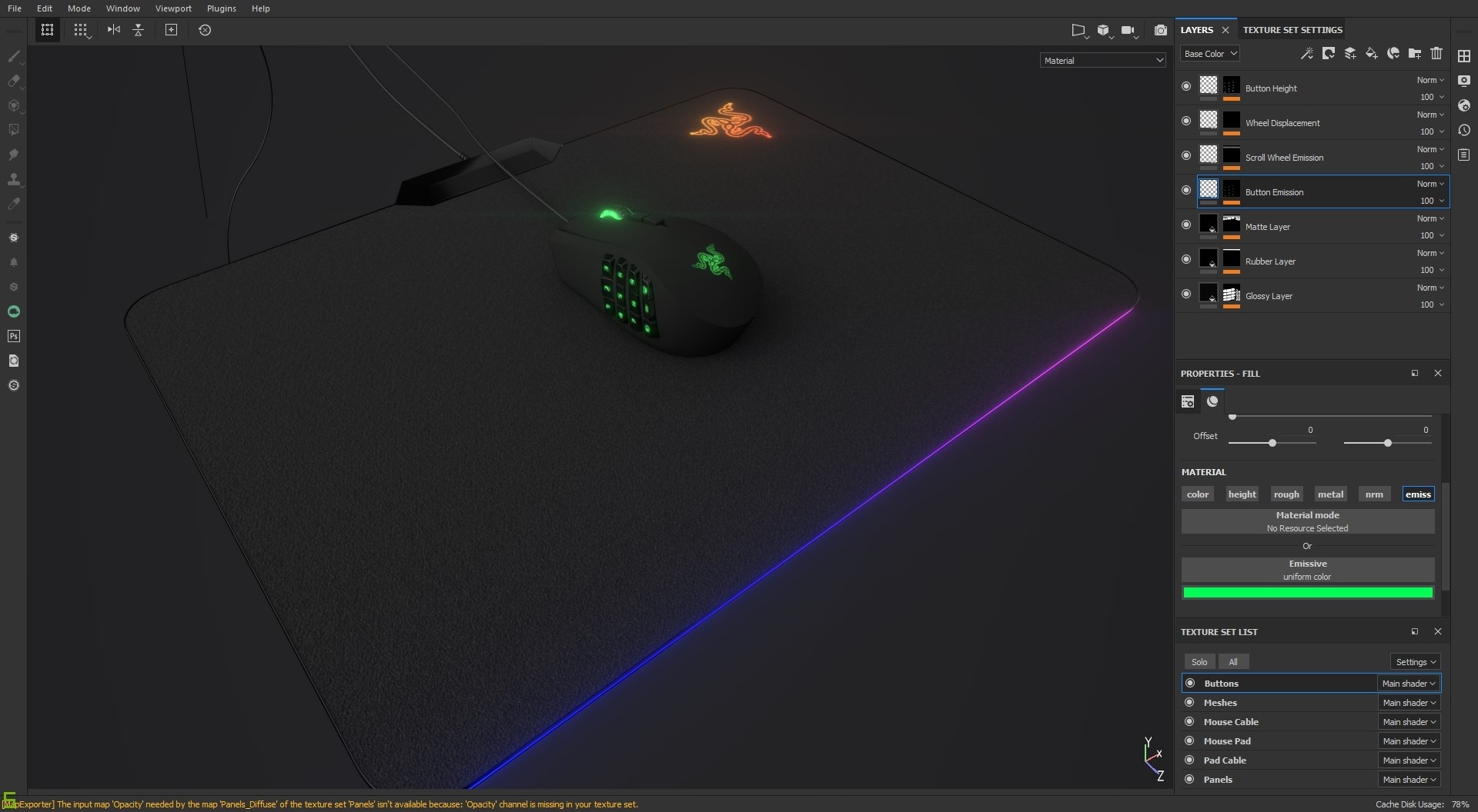 Razer Naga Chroma Mouse 3D Model - TurboSquid 1357544