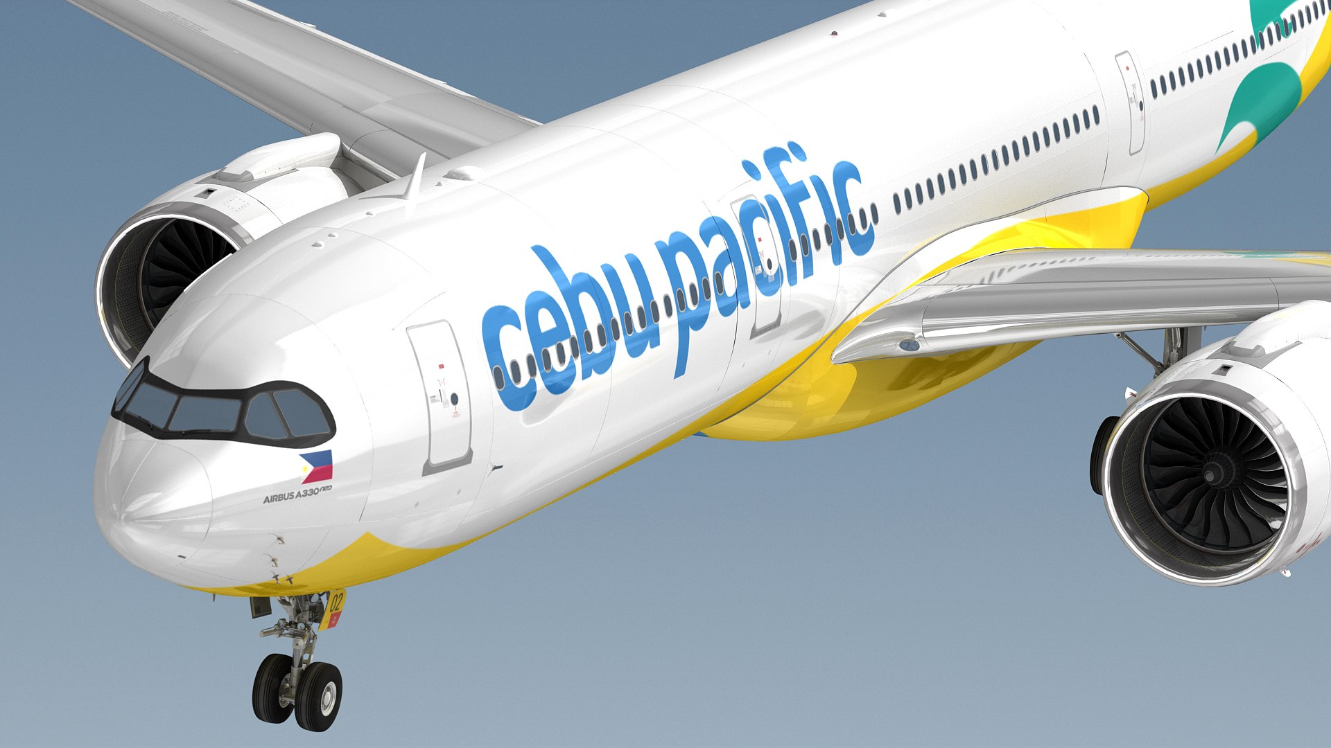 Airbus A330neo Cebu Pacific 3D Model - TurboSquid 1962514