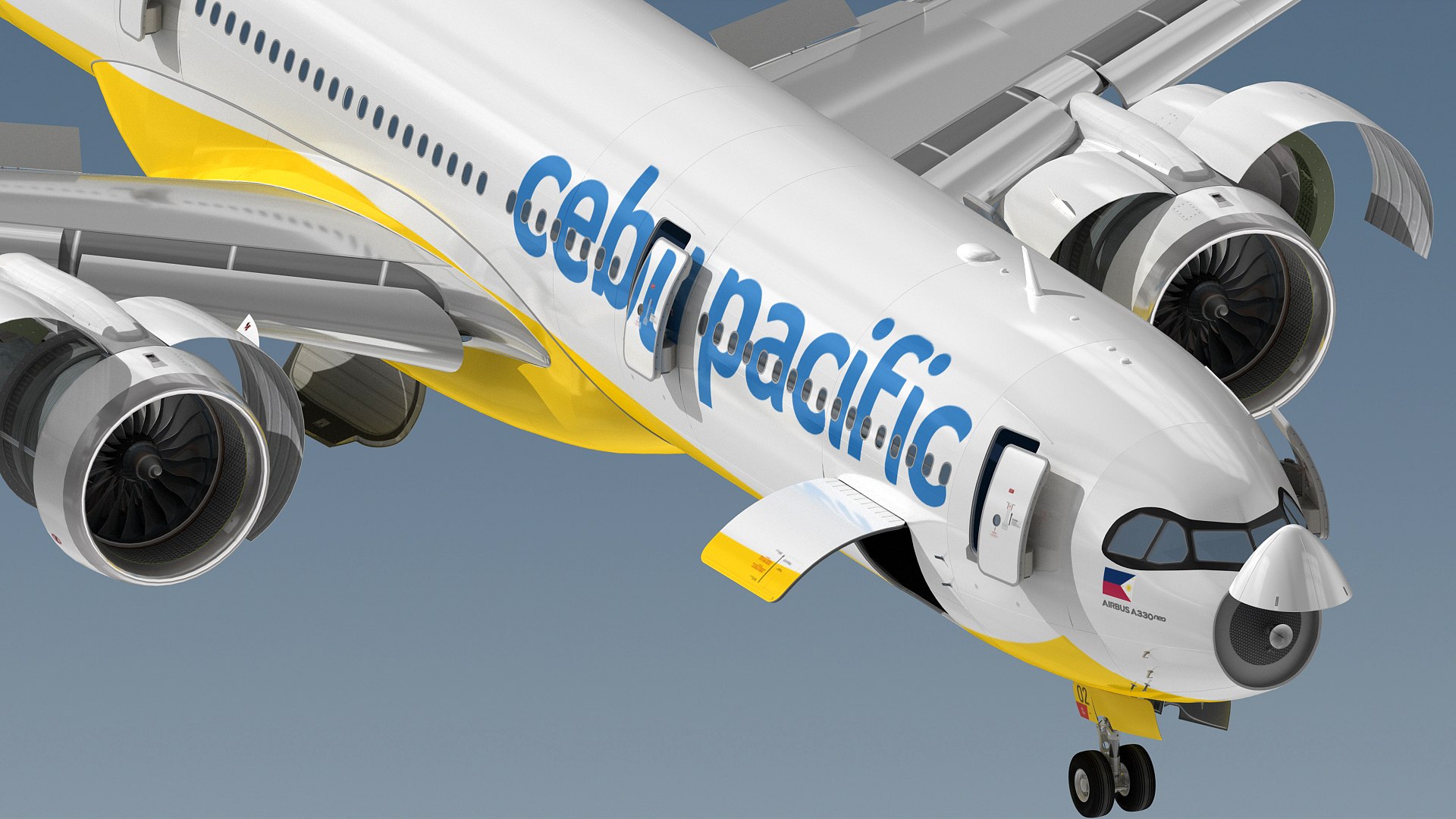Airbus A330neo Cebu Pacific 3D model - TurboSquid 1962514
