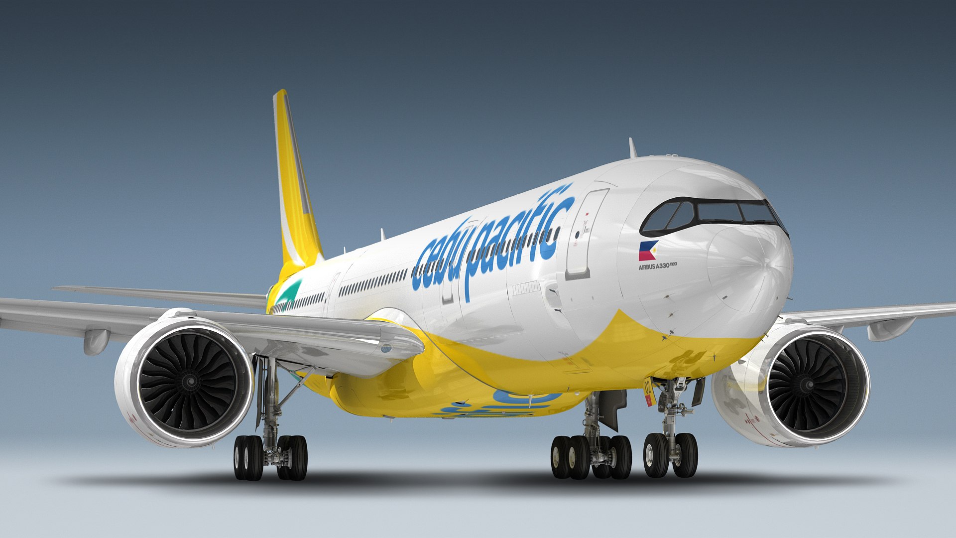 Airbus A330neo Cebu Pacific 3D model - TurboSquid 1962514