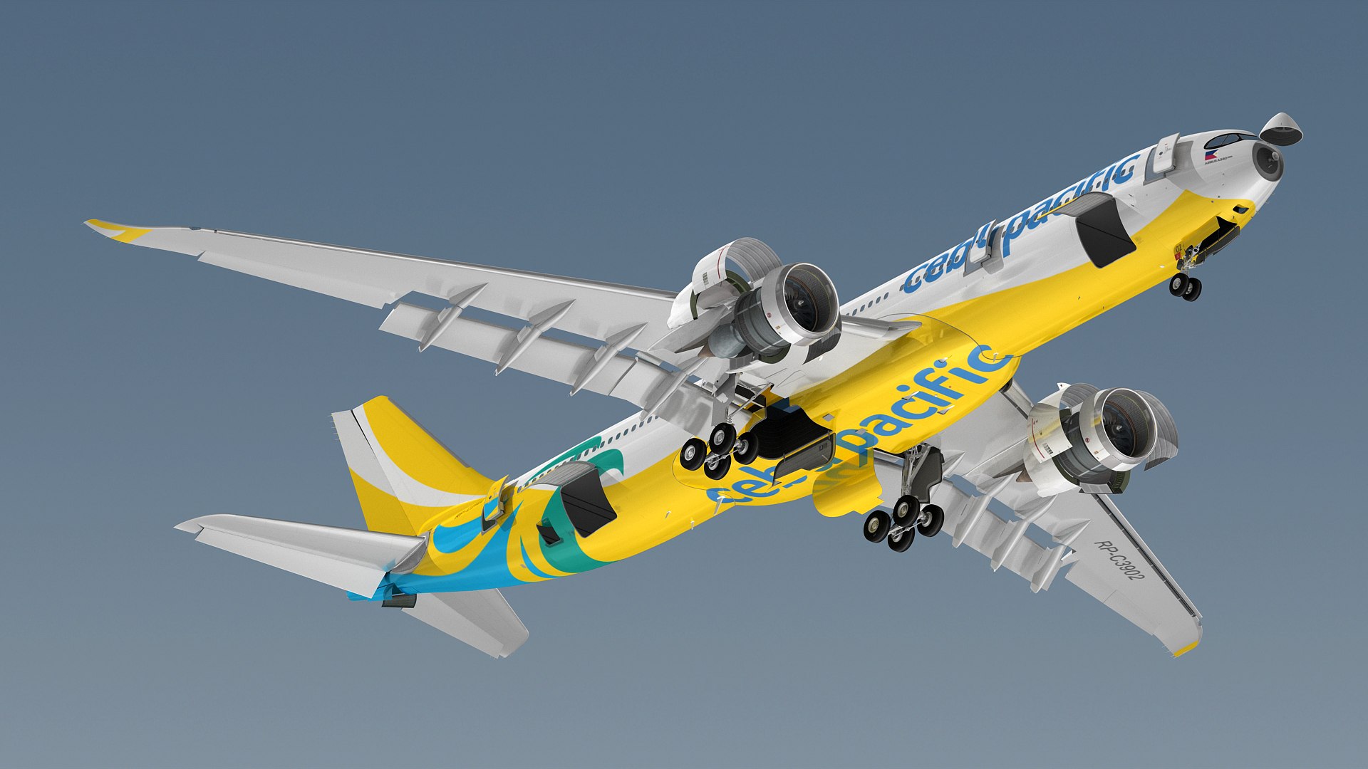Airbus A330neo Cebu Pacific 3D model - TurboSquid 1962514