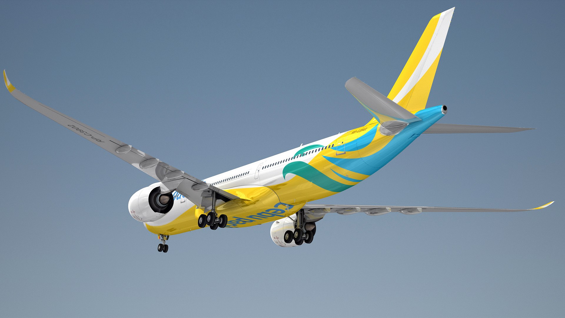 Airbus A330neo Cebu Pacific 3D Model - TurboSquid 1962514