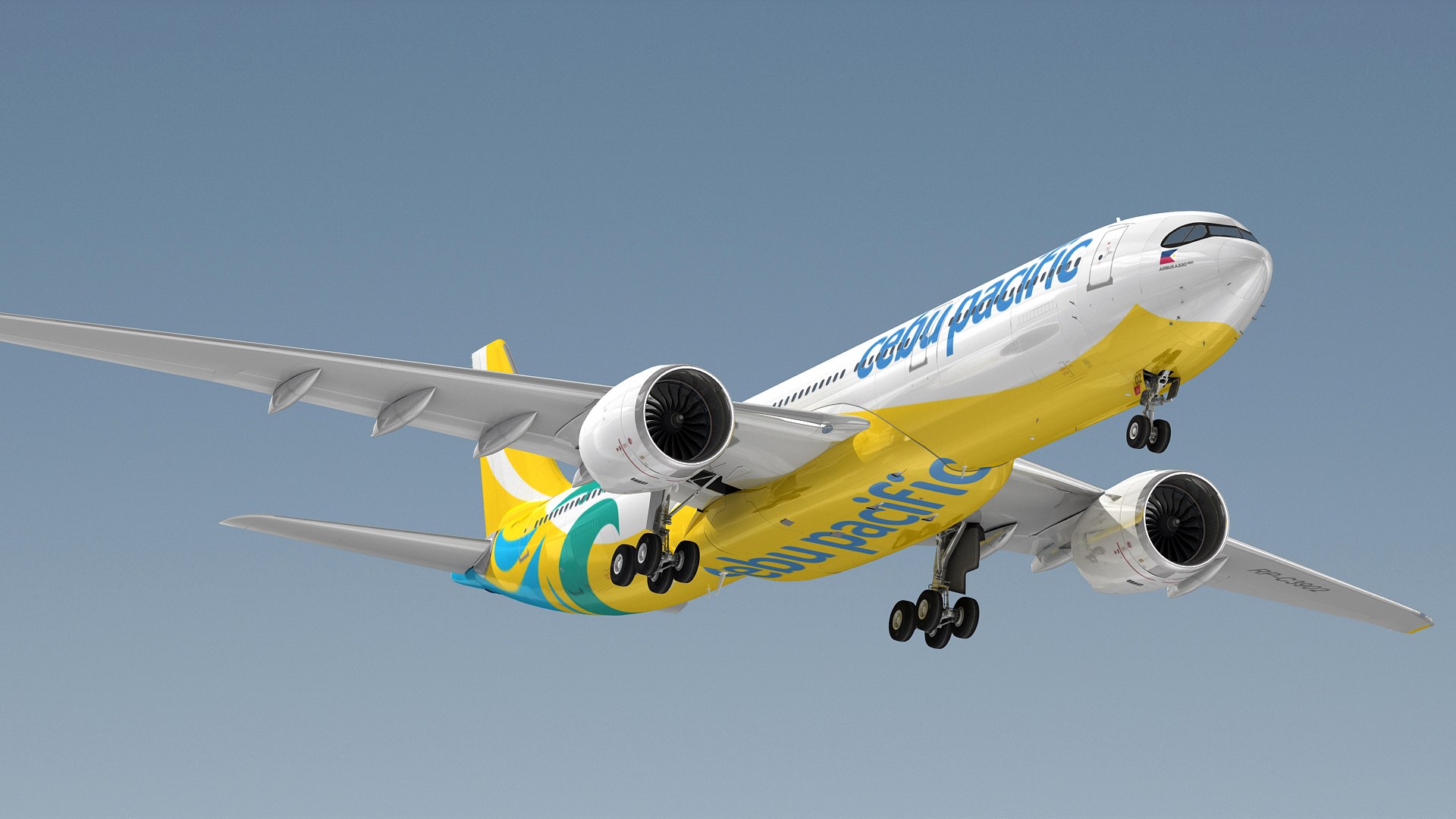 Airbus A330neo Cebu Pacific 3D Model - TurboSquid 1962514