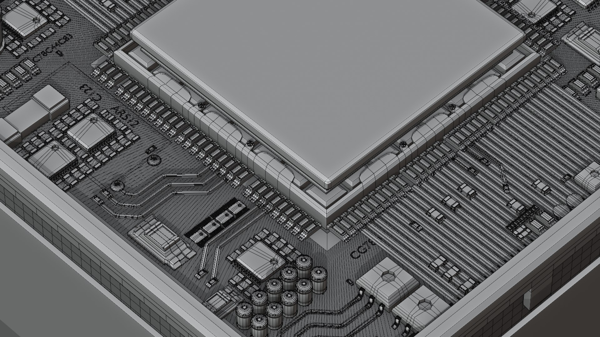 3D CPU Concept Model - TurboSquid 2299144