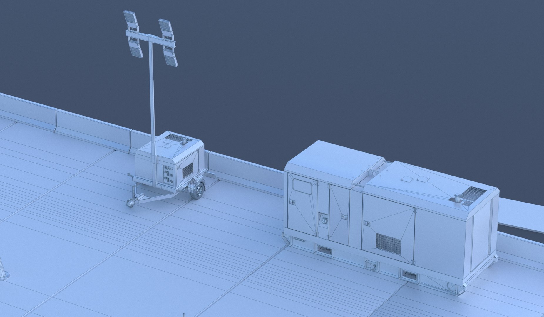 Highway Concrete Bridge Construction Model - TurboSquid 2175644