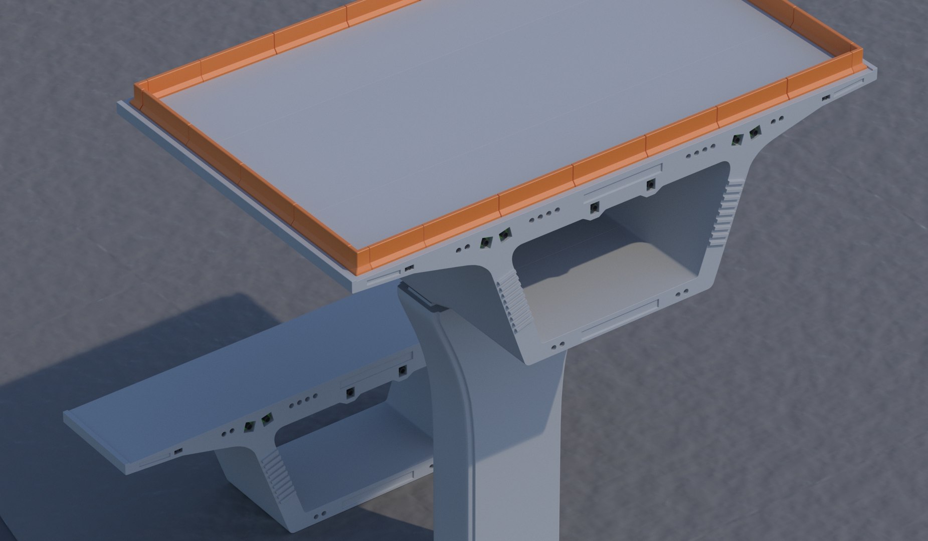 Highway Concrete Bridge Construction Model - TurboSquid 2175644