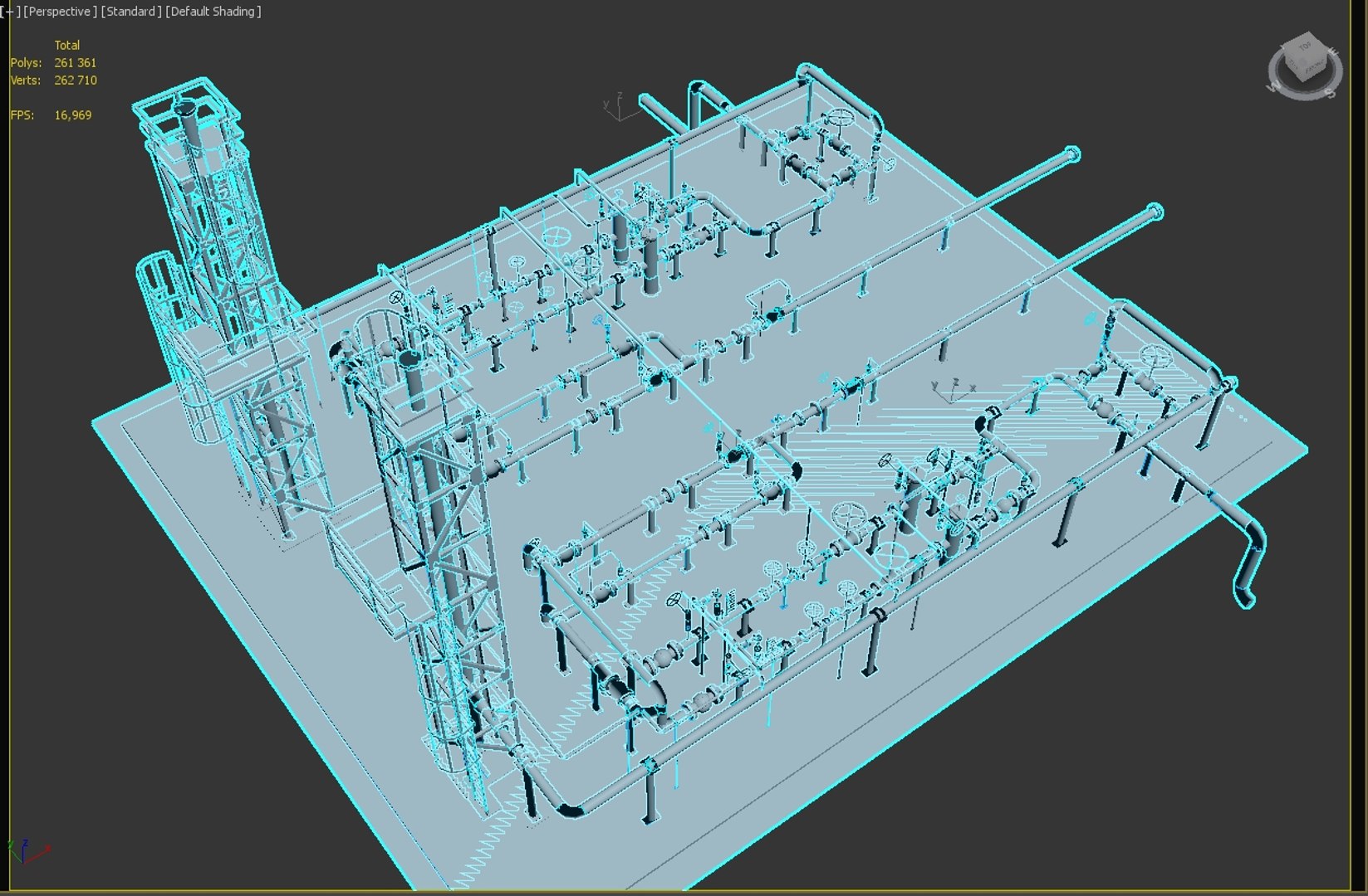3D Model Gas Distribution Station - TurboSquid 1899103