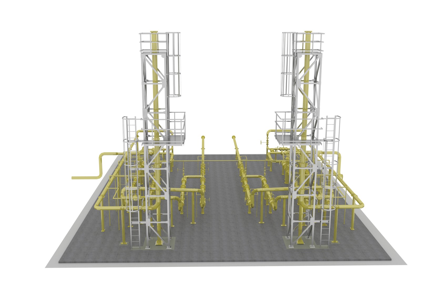 3D Model Gas Distribution Station - TurboSquid 1899103