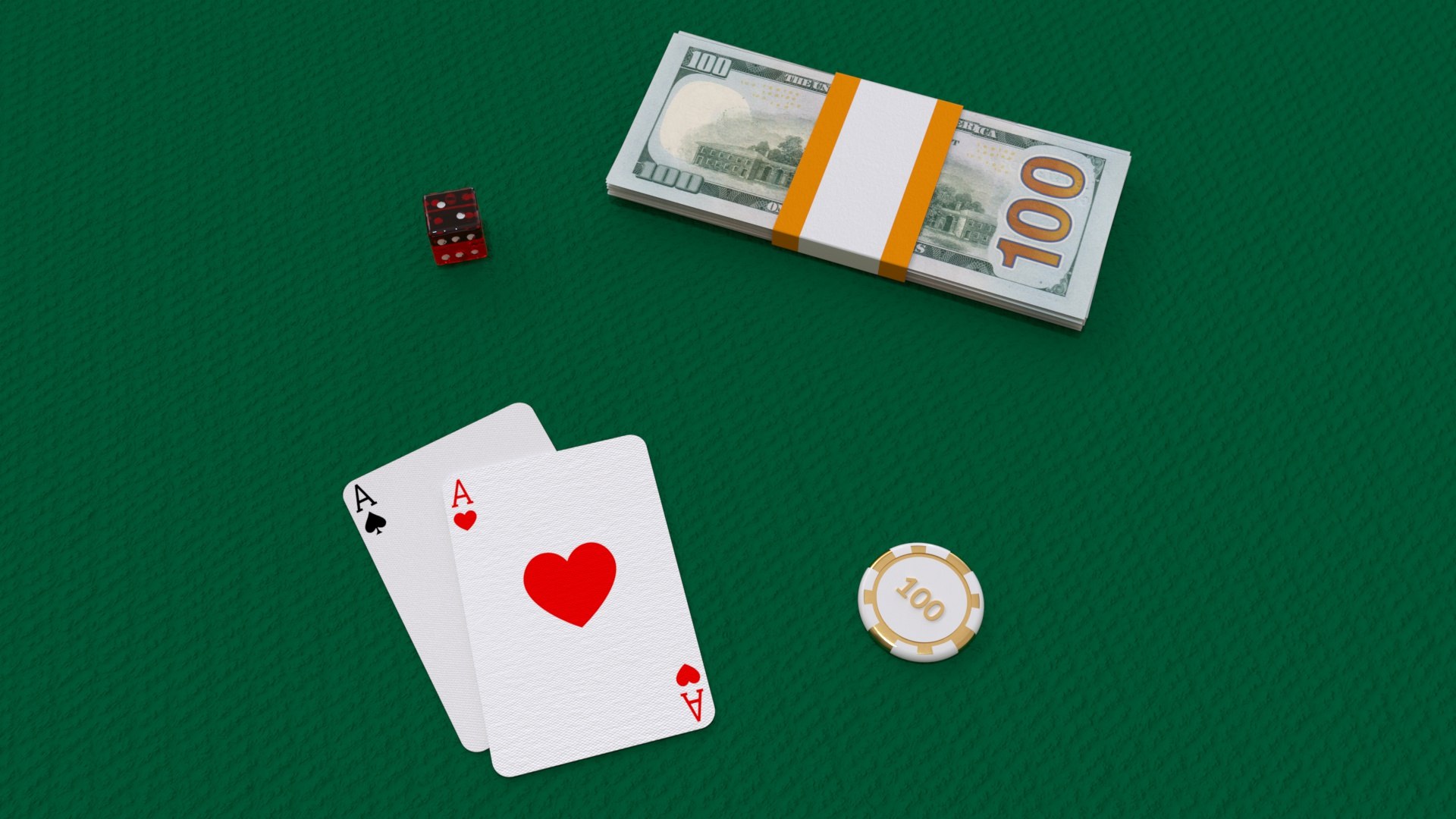 3D Casino Cards Poker Model - TurboSquid 1700687