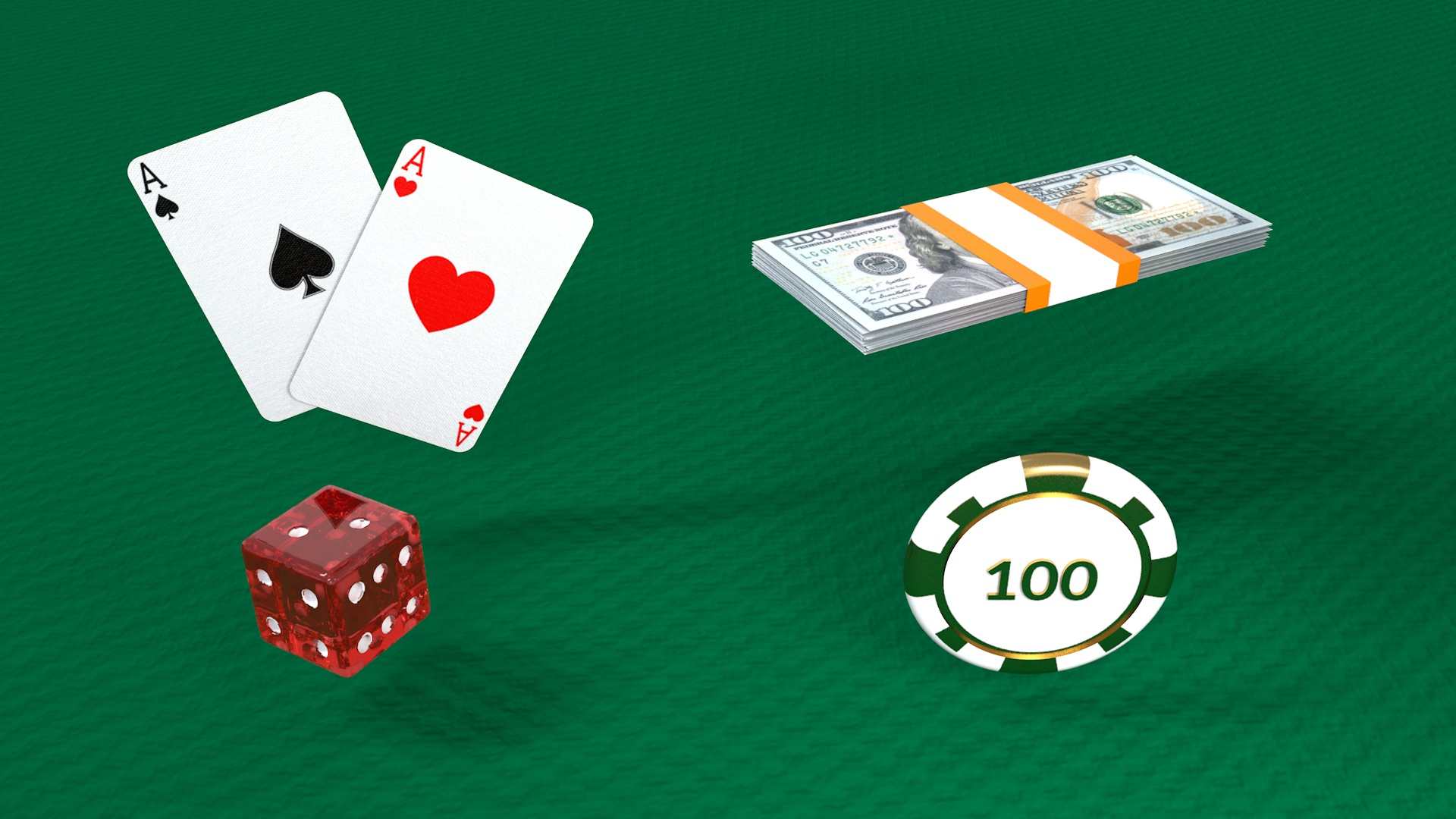3D Casino Cards Poker Model - TurboSquid 1700687