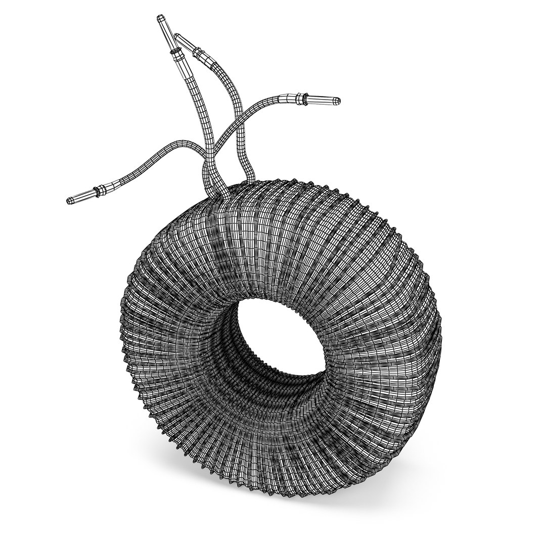 3d Model Electric Transformer Current