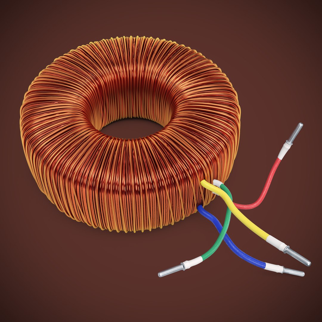 3d Model Electric Transformer Current