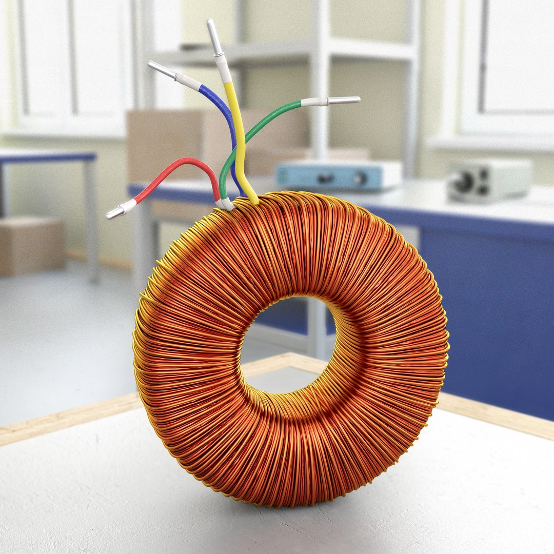 3d Model Electric Transformer Current