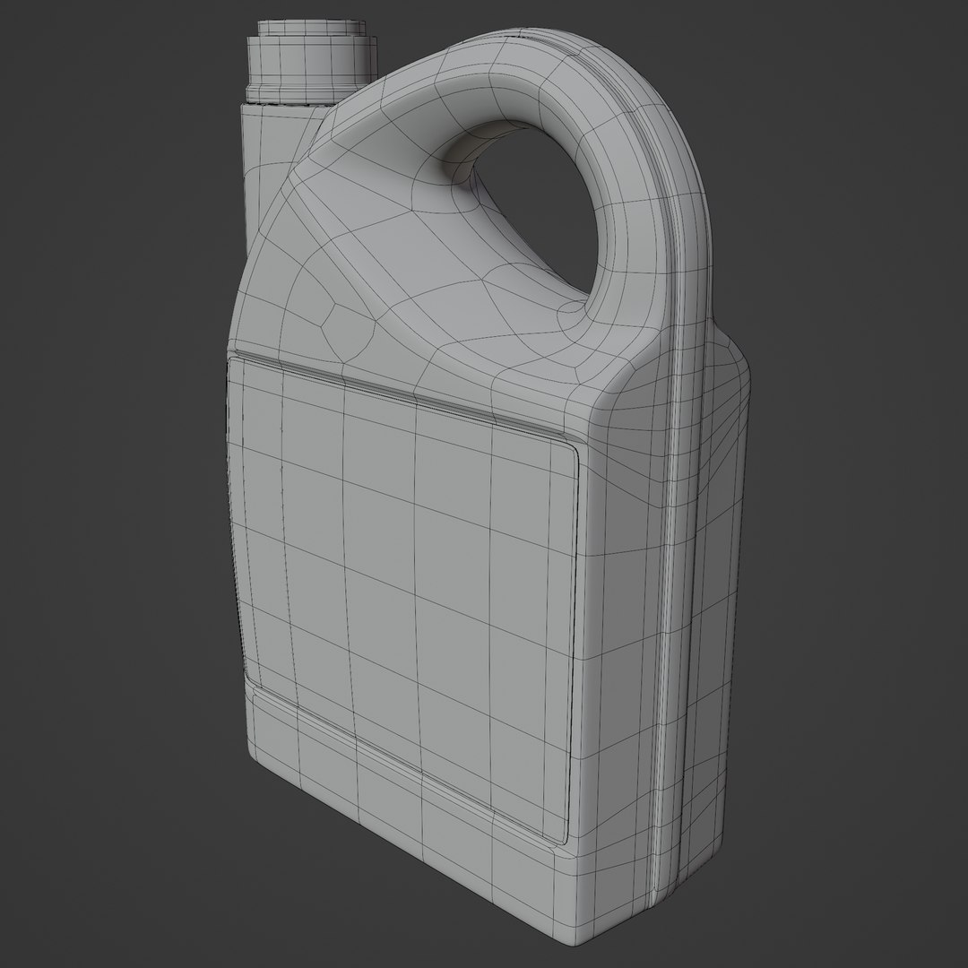 Engine Oil Bottle 3D Model - TurboSquid 2080037