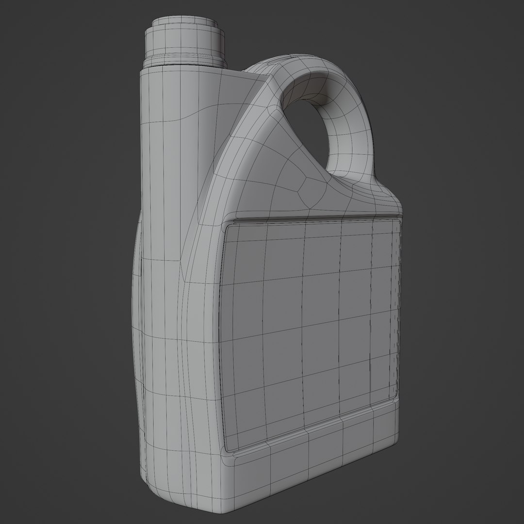 Engine Oil Bottle 3D Model - TurboSquid 2080037