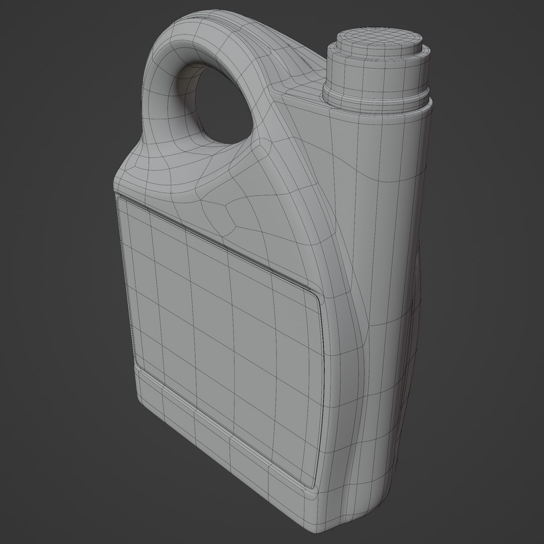 Engine Oil Bottle 3D Model - TurboSquid 2080037
