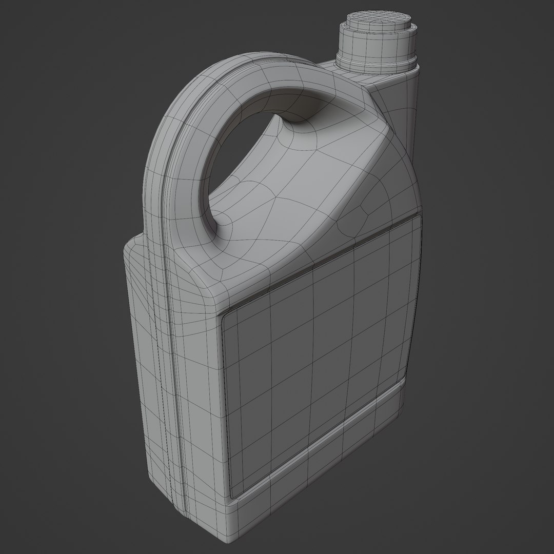 Engine Oil Bottle 3D Model - TurboSquid 2080037