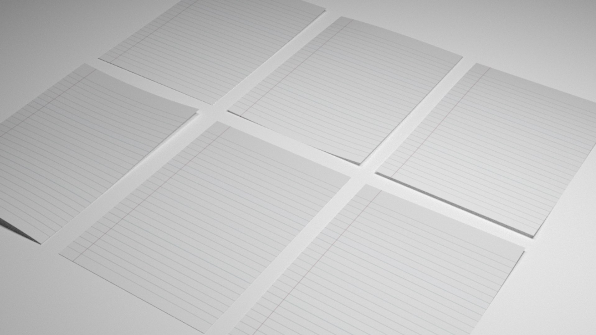 3D A4 Paper Model - TurboSquid 1591739