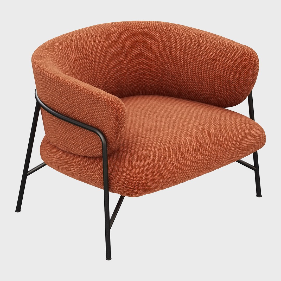 SAMURAI Armchair Lounge Low 3D Model - TurboSquid 1972885