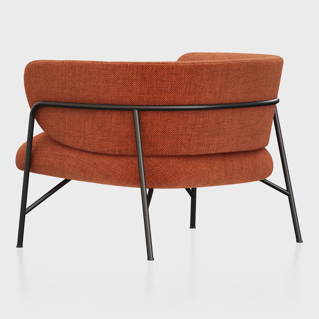 SAMURAI Armchair Lounge Low 3D Model - TurboSquid 1972885