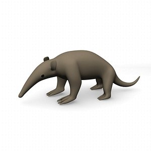 3D Anteater Models - Browse & Download Formats - TurboSquid