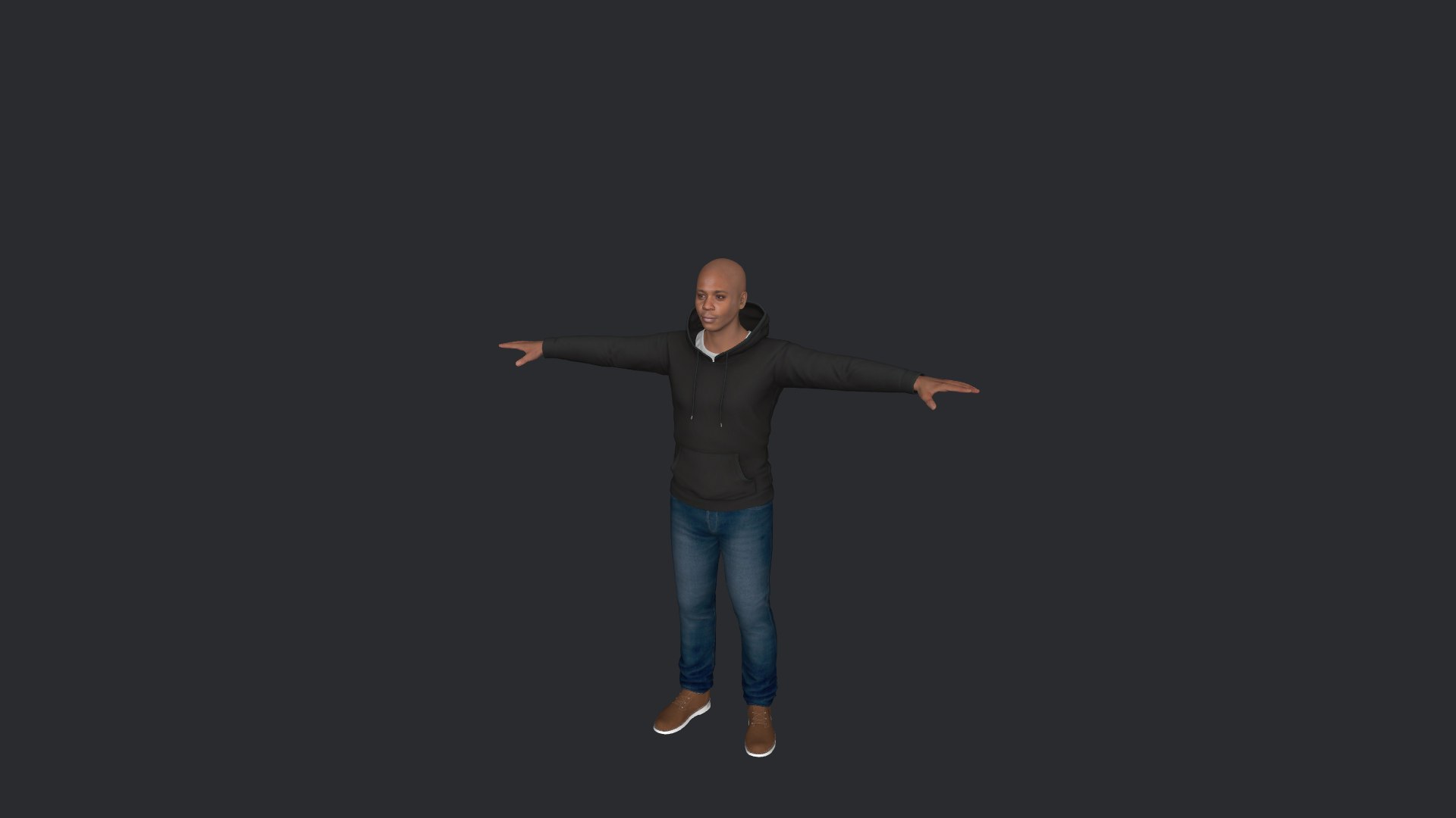 Dave Chappelle Hyper Realistic Full Body Fully Rigged 3D Character 3D ...