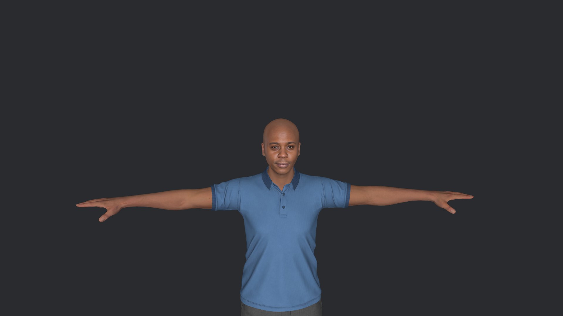 Dave Chappelle Hyper Realistic Full Body Fully Rigged 3D Character 3D ...