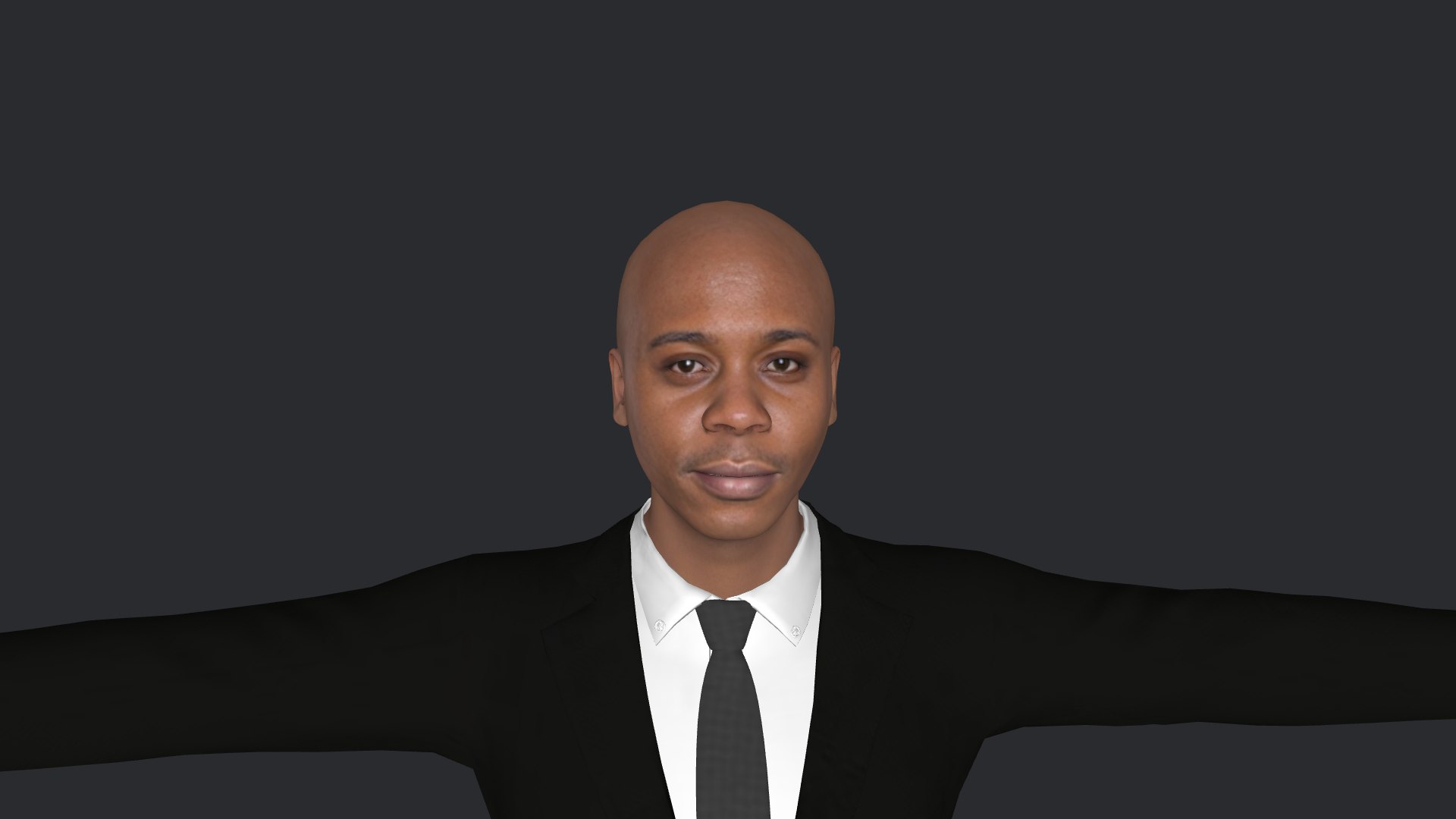 Dave Chappelle Hyper Realistic Full Body Fully Rigged 3D Character 3D ...