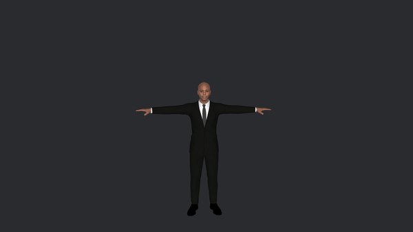 modelo 3d Personaje 3D hiperrealista de cuerpo completo y totalmente ...